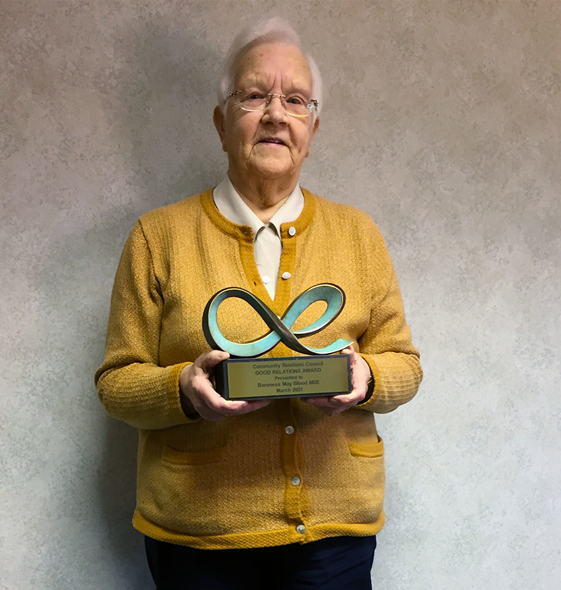 Baroness May Blood MBE | Community Relations Council